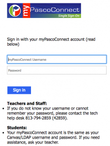 myLearning/Canvas Quick Start | Pasco eSchool - Personalize Your ...